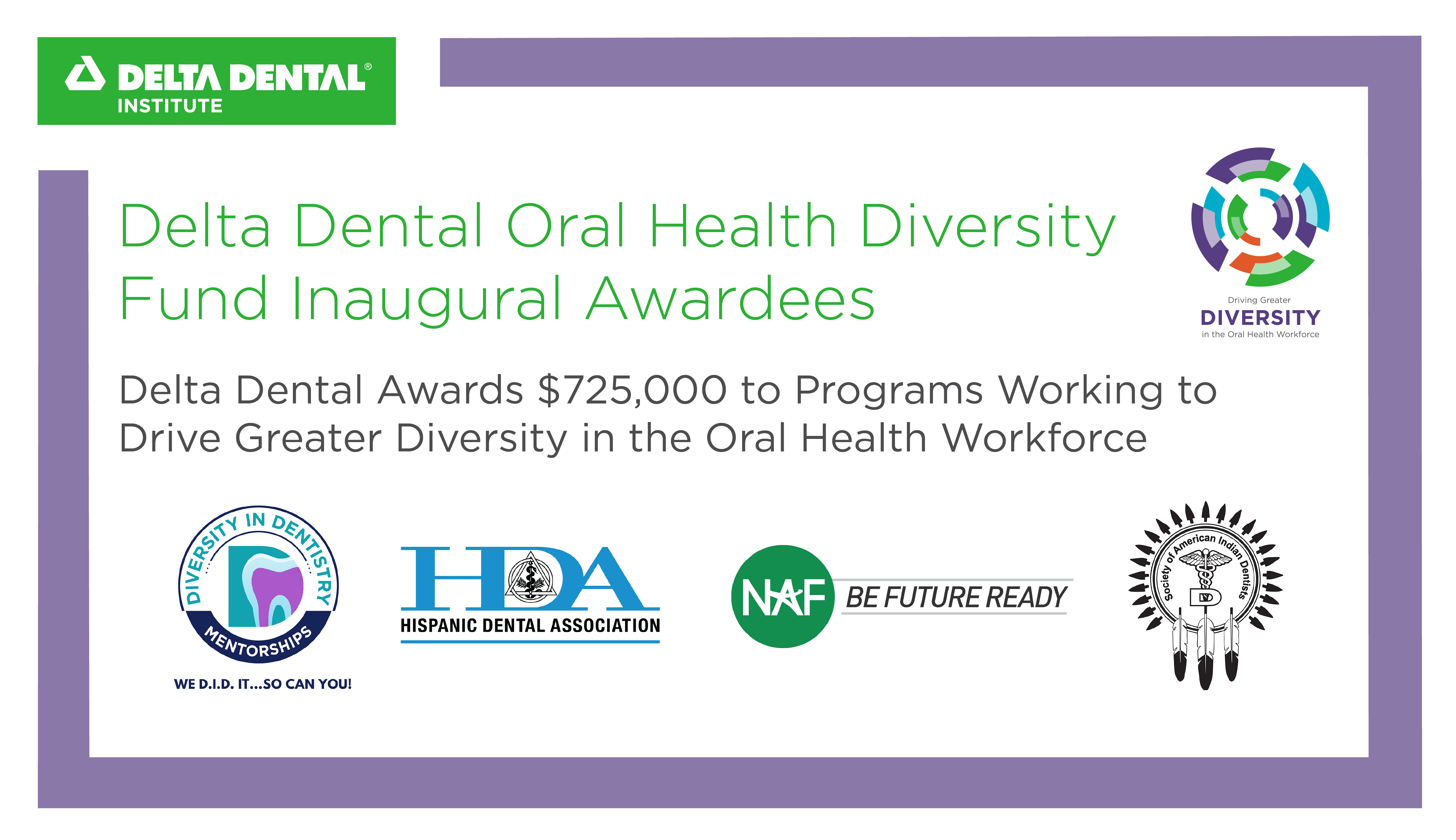 Oral Health Diversity Fund | Inaugural Awardees | Delta Dental